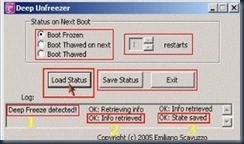 Teknologi (teori dan terapan): Anti Deep Freeze (Deep UnFreezer)